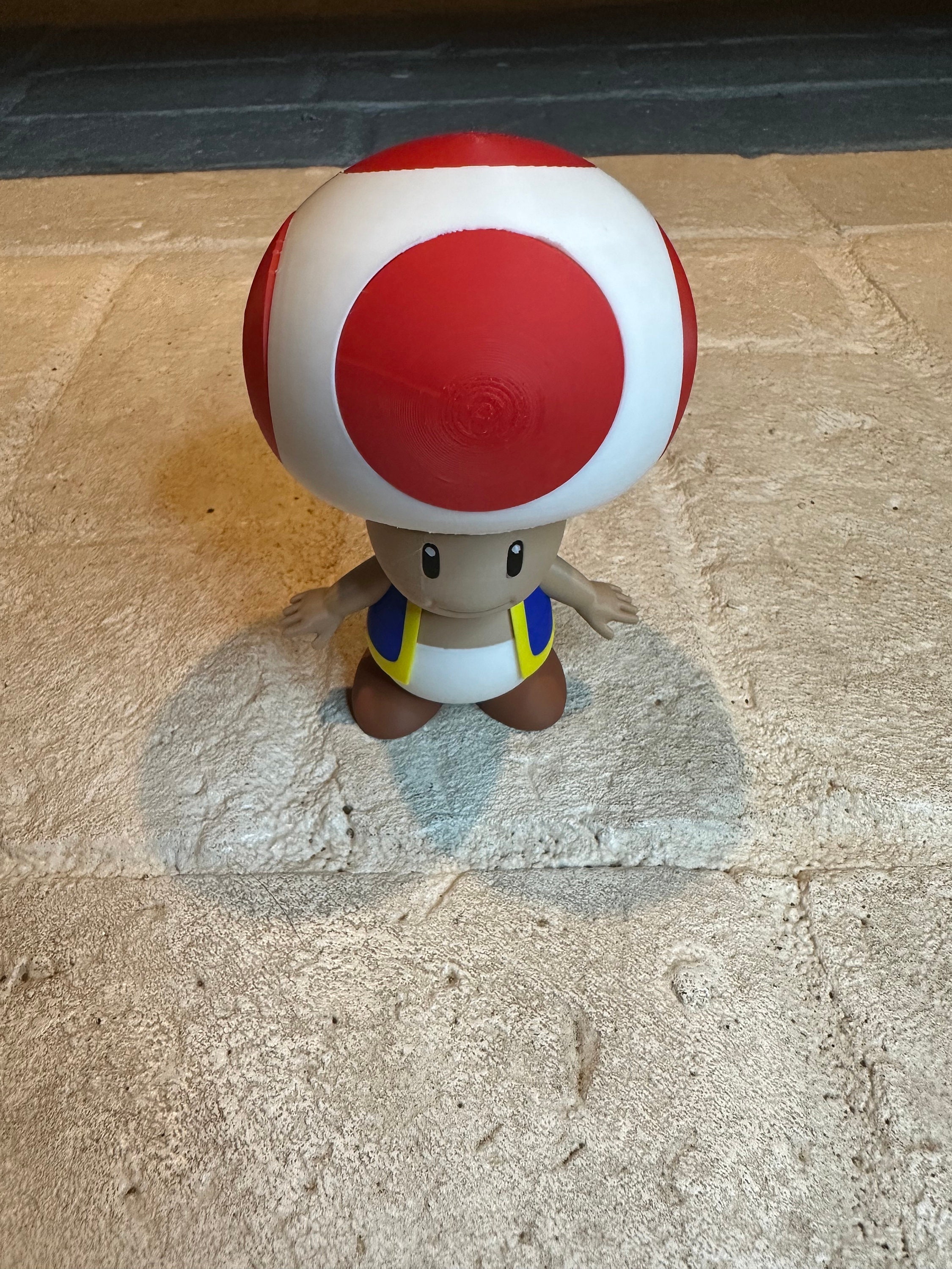 Mario Toad 3D Printed Figure - Nintendo Collectible - Fun Desk Decor - Etsy