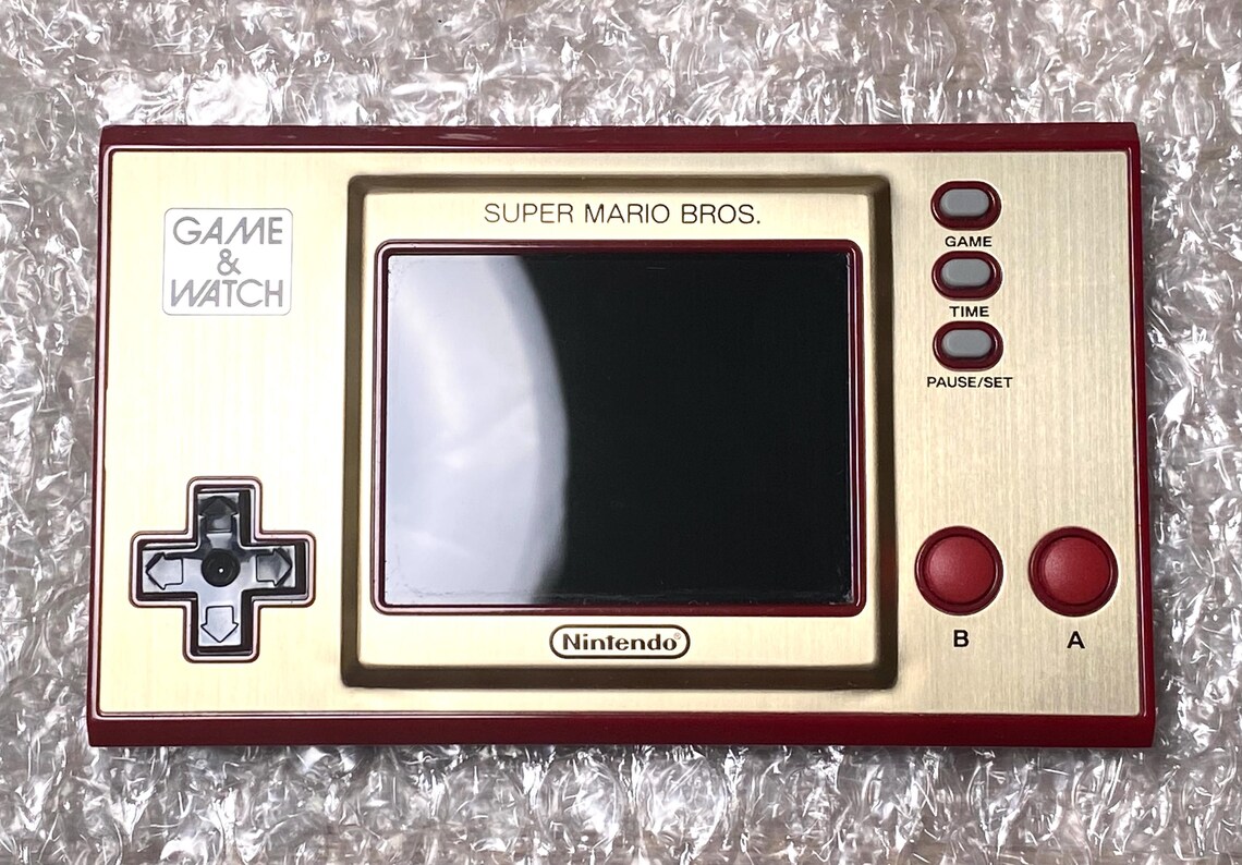 Nintendo Game and Watch Super Mario Bros Color Screen Handheld 35th CIB ...