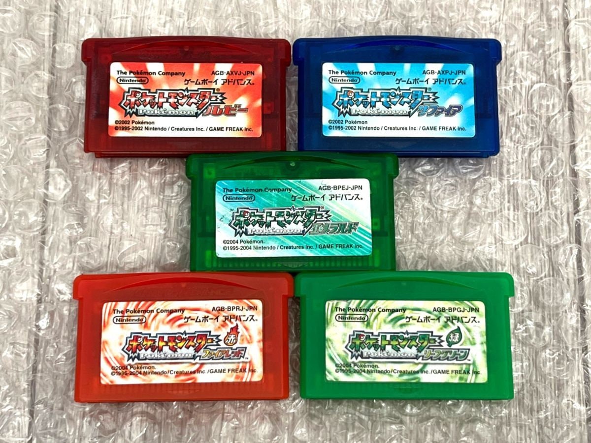 Authentic Pokemon Games Gameboy, Gameboy Color, Advance, Bulk Discounts ...