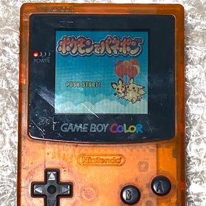 Nintendo Gameboy Color Daiei Hawks Limited Edition Clear Orange Color ...