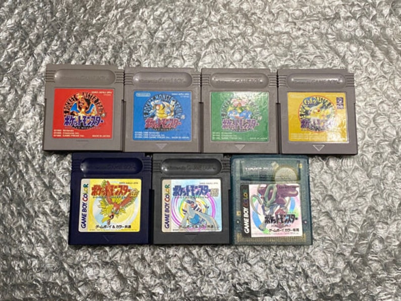 Authentic Pokemon Games Gameboy, Gameboy Color, Advance, Bulk Discounts ...