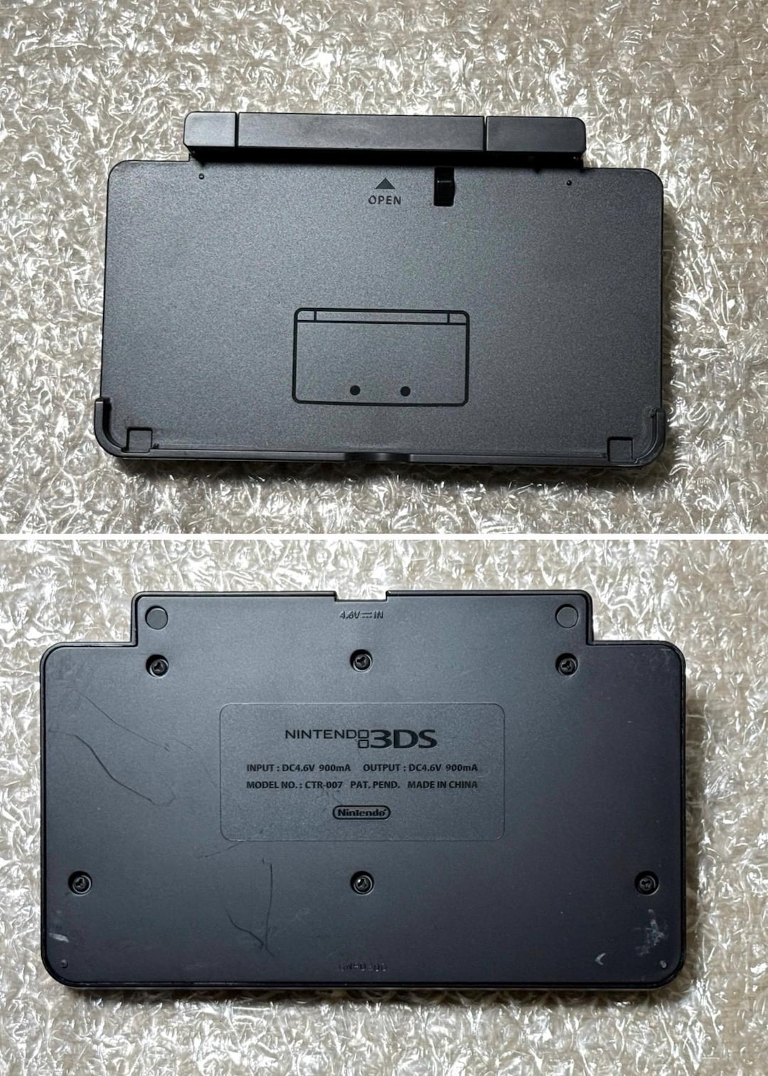 Official Nintendo 3DS Charging Cradle / Docking Station BLACK CTR-007 ...