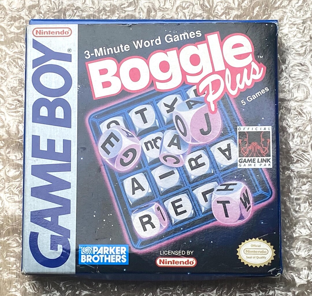 Boggle Plus Nintendo Gameboy Complete in Box CIB Mint Condition - Etsy