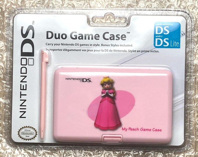 Nintendo DS/DS Lite Game Case and Stylus. Princess Peach NWT - Etsy