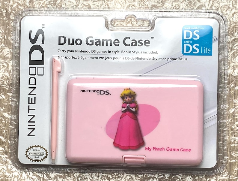 Nintendo DS/DS Lite Game Case and Stylus. Princess Peach NWT - Etsy