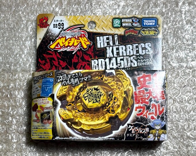 TAKARA TOMY Beyblade BB99 Hell KERBECS BD145DS Starter Metal Fusion ...