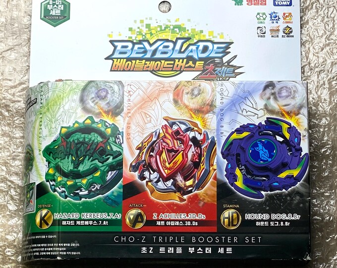 Beyblade Burst B-121 Triple Booster Set Cho-z Takara Tomy Original - Etsy