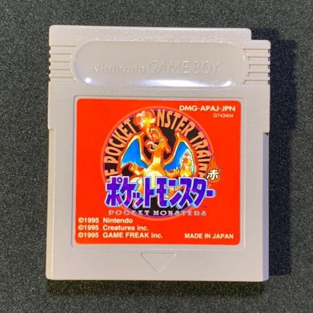 Pokemon Red Japanese Version - Etsy