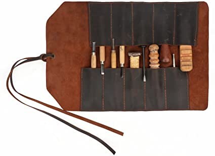 Leather Tool Roll, Custom Tool Wrap, Car Tools Storage Personalized Bag ...