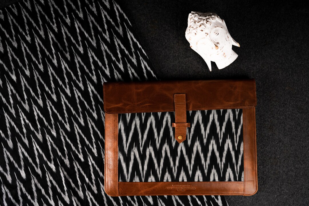 Handcraft Leather Document Holder, Leather Paper Portfolio, A4 Document ...