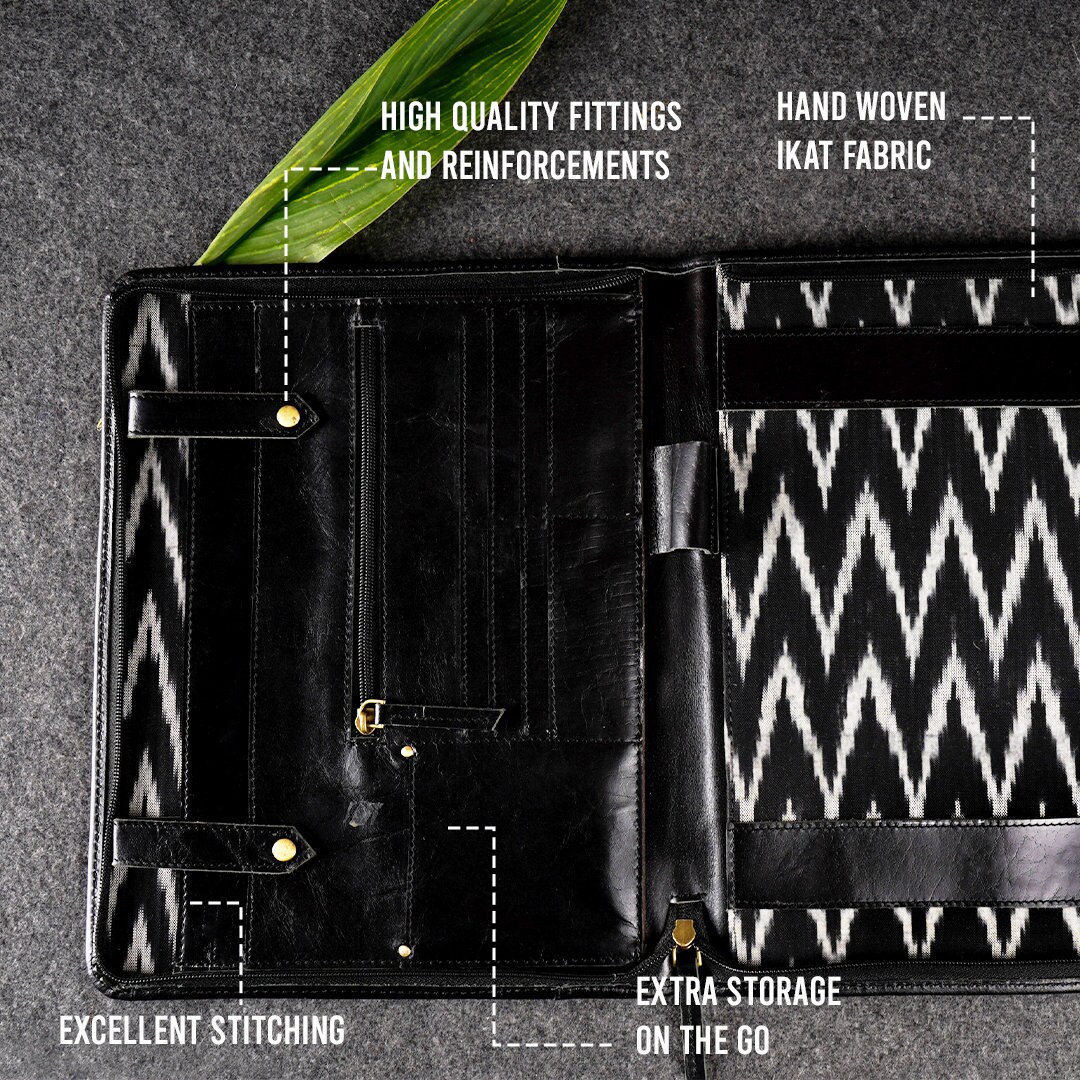 Women Embossed Leather Portfolio, Printing Portfolio,leather Padfolio ...