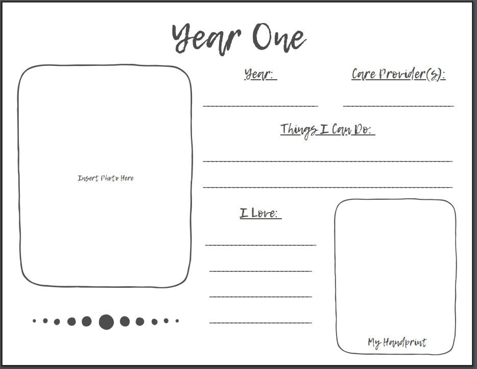 Memory Box Printable | Instant Download| DIY Memory Kit | Milestone ...