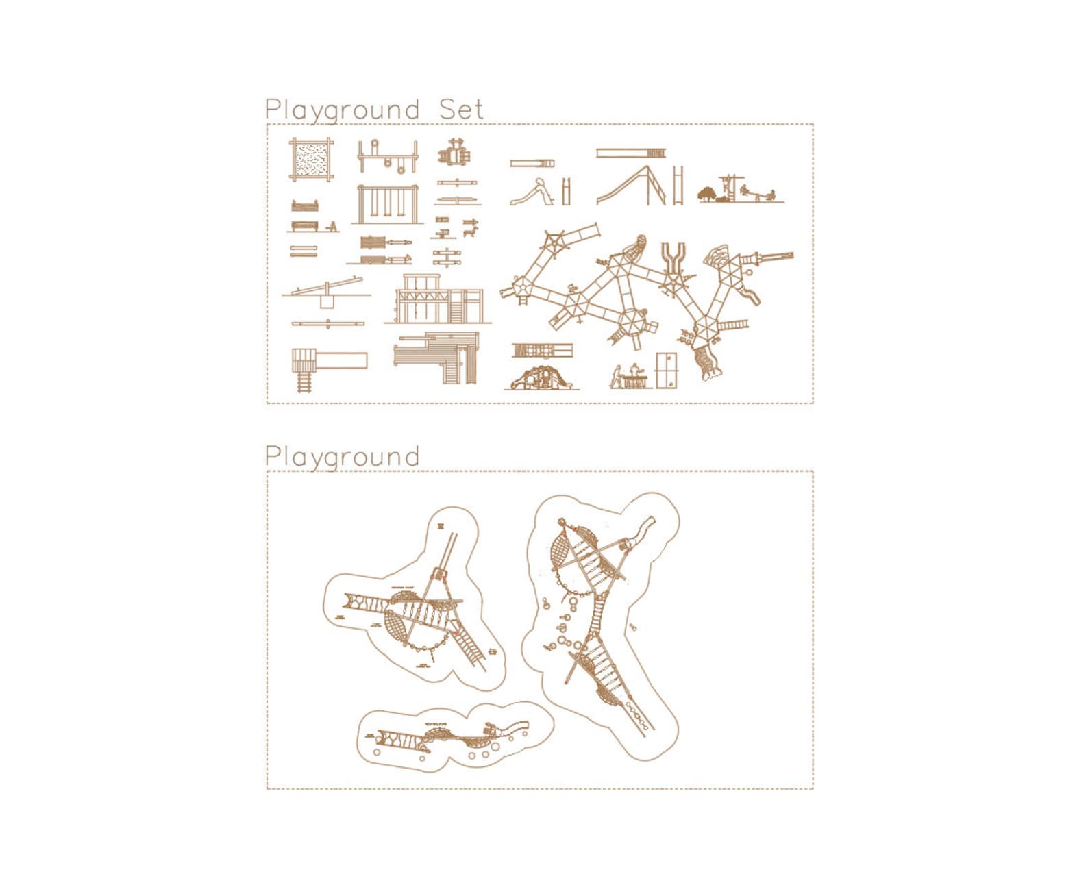 Premium Autocad Playground Sites Library: 20 Design Blocks - Etsy