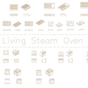 Autocad, DWG - 2D View and Plan + ISOMETRIC View - Kitchen Accesories ...