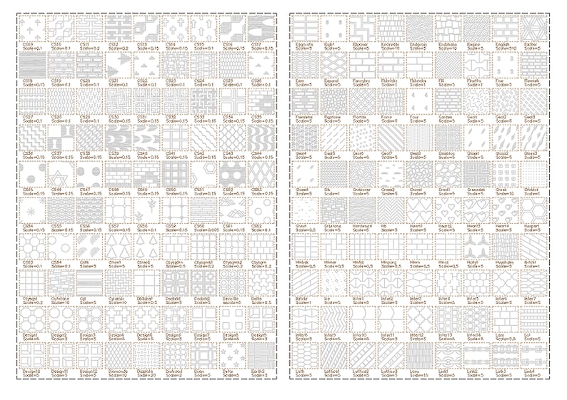 Autocad - 180 Pcs Hatches - DWG - Etsy