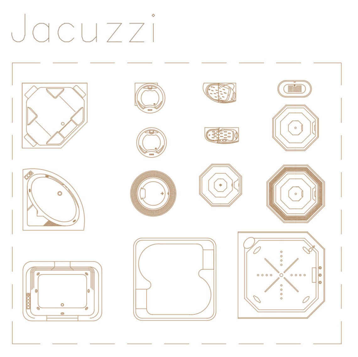 Autocad, DWG 2D View and Plan Bath Accessories Set 6 Showers - Etsy