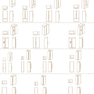 Autocad, DWG - 2D View and Plan + ISOMETRIC View - Kitchen Accesories ...