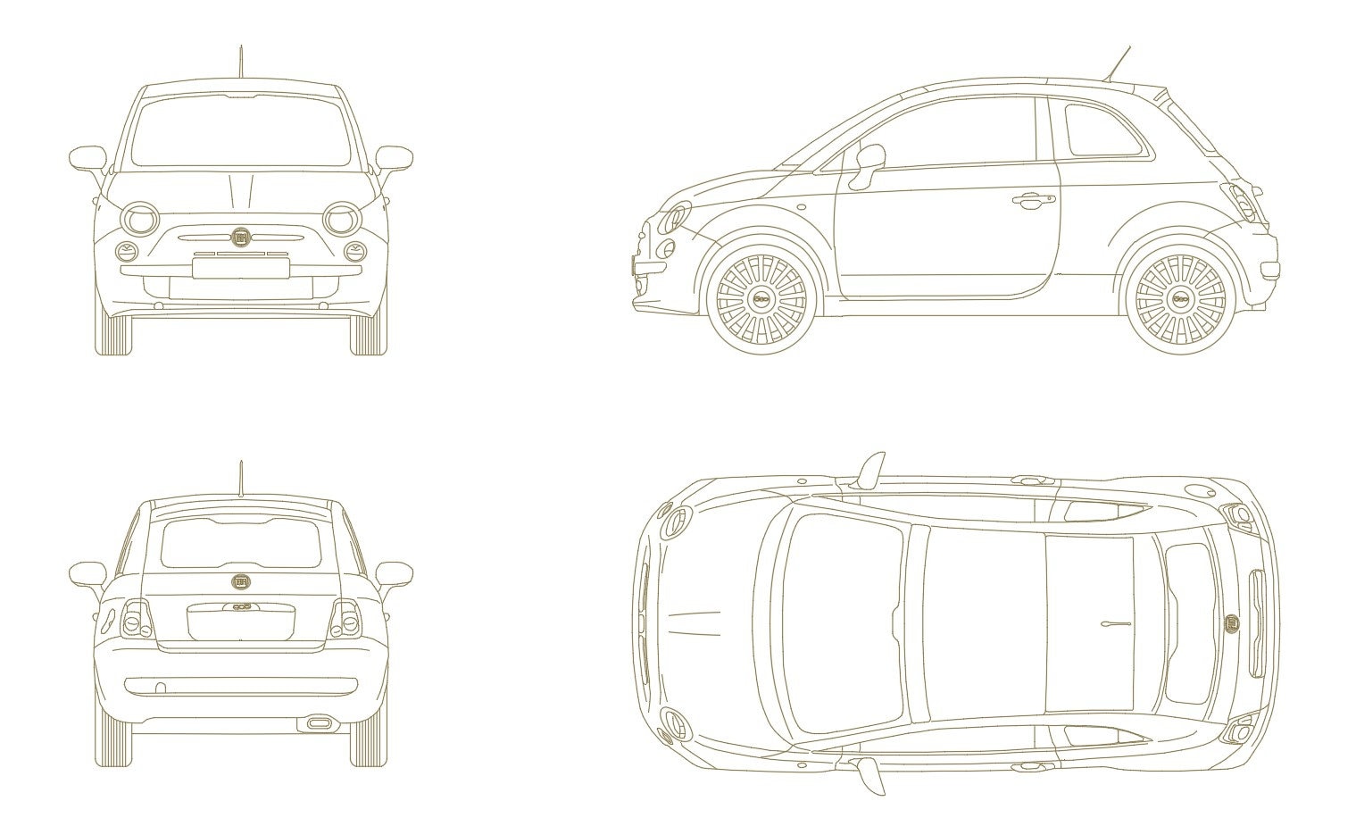 Autocad, DWG 2D View and Plan Cars Extra GIFT SURPRISE, Made Blocks - Etsy