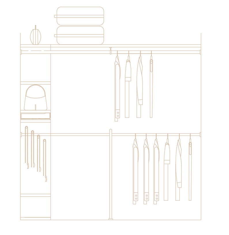 Premium Autocad Furniture Library: 30 Wardrobe Piece Blocks - Etsy Australia