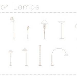 Autocad, DWG - 2D View and Plan - Light Sets and Ceiling Lights - Etsy