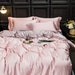 Bliss Blush 3pc Comforter Set Trendy Bedding Set Double Sided 3pc for ...