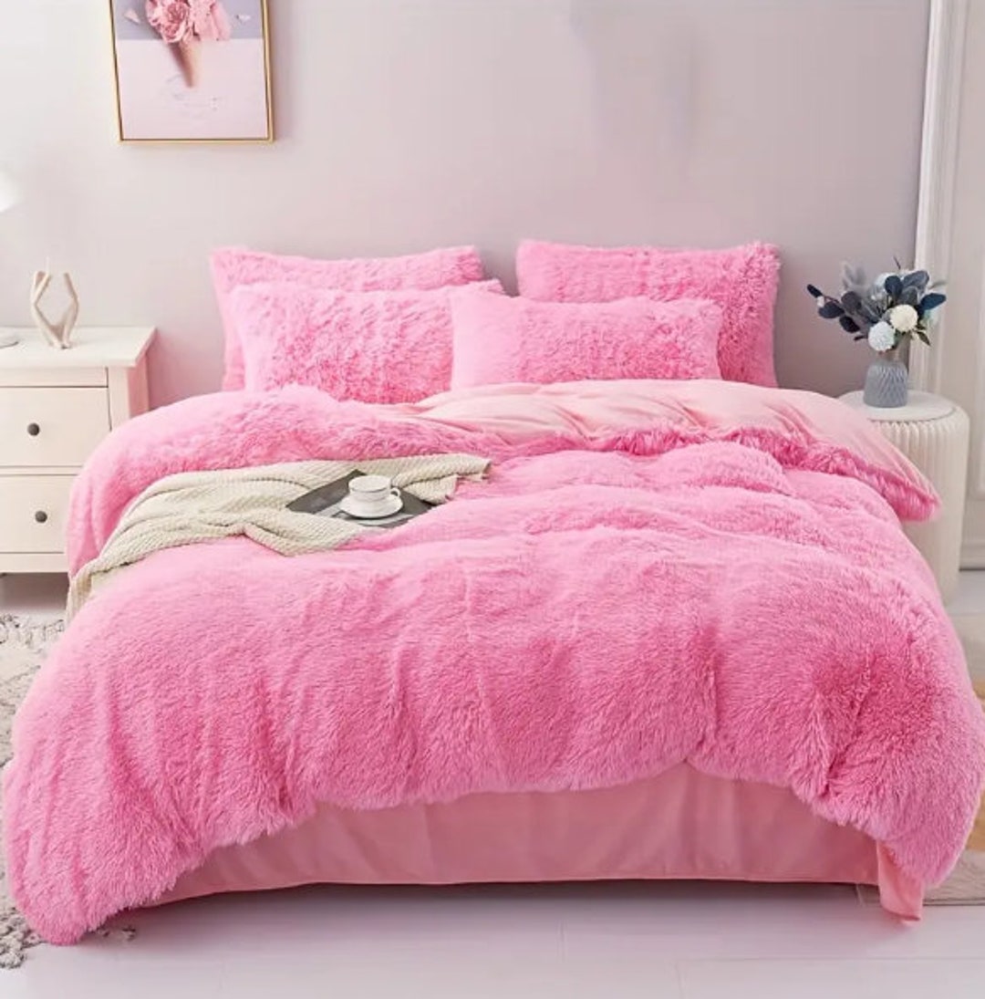 3 Pc Plush Bedding Set for Bedroom, Bedding Set for Bedroom, Silky ...