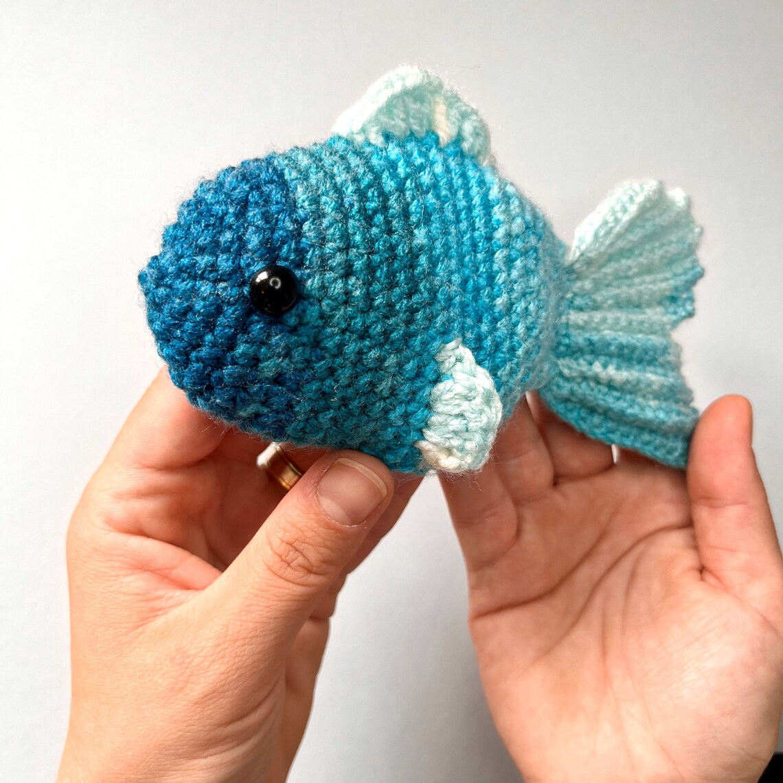 Crochet PATTERN: No Sew Fish Pattern, Tutorial PDF in English, Beginner ...