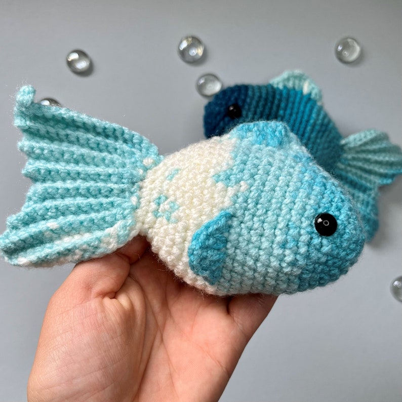 Crochet PATTERN: No Sew Fish Pattern, Tutorial PDF in English, Beginner ...