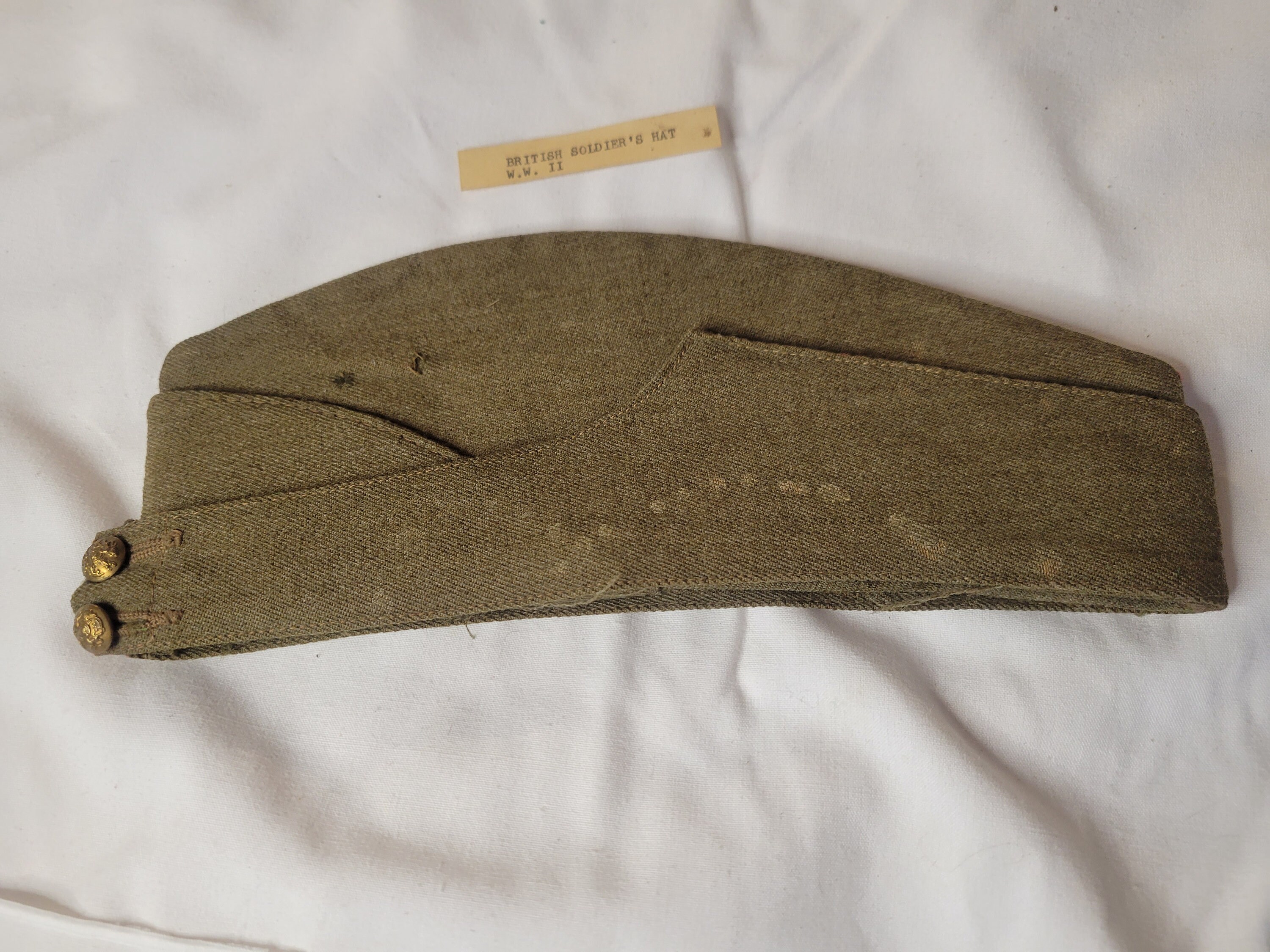 Vintage WWII British Army Forage Cap - RARE - Etsy