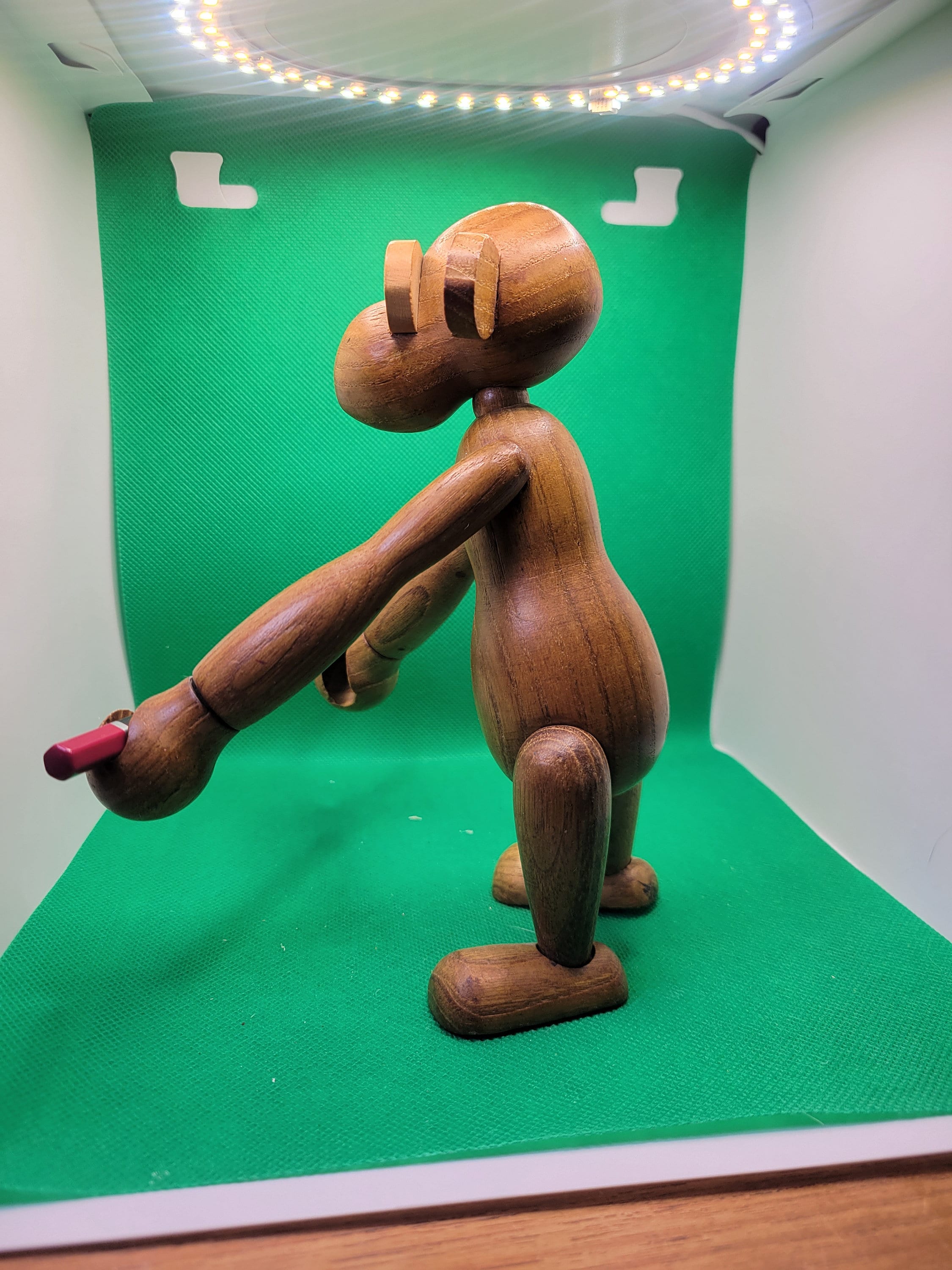 Mid Century Modern Zoo-line Wooden Monkey - Etsy