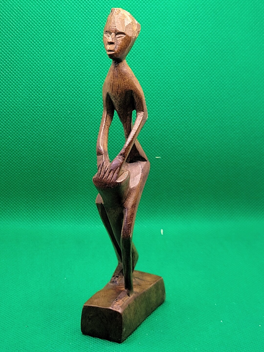 Stylized African Hand-carved Man With a Drum - Etsy