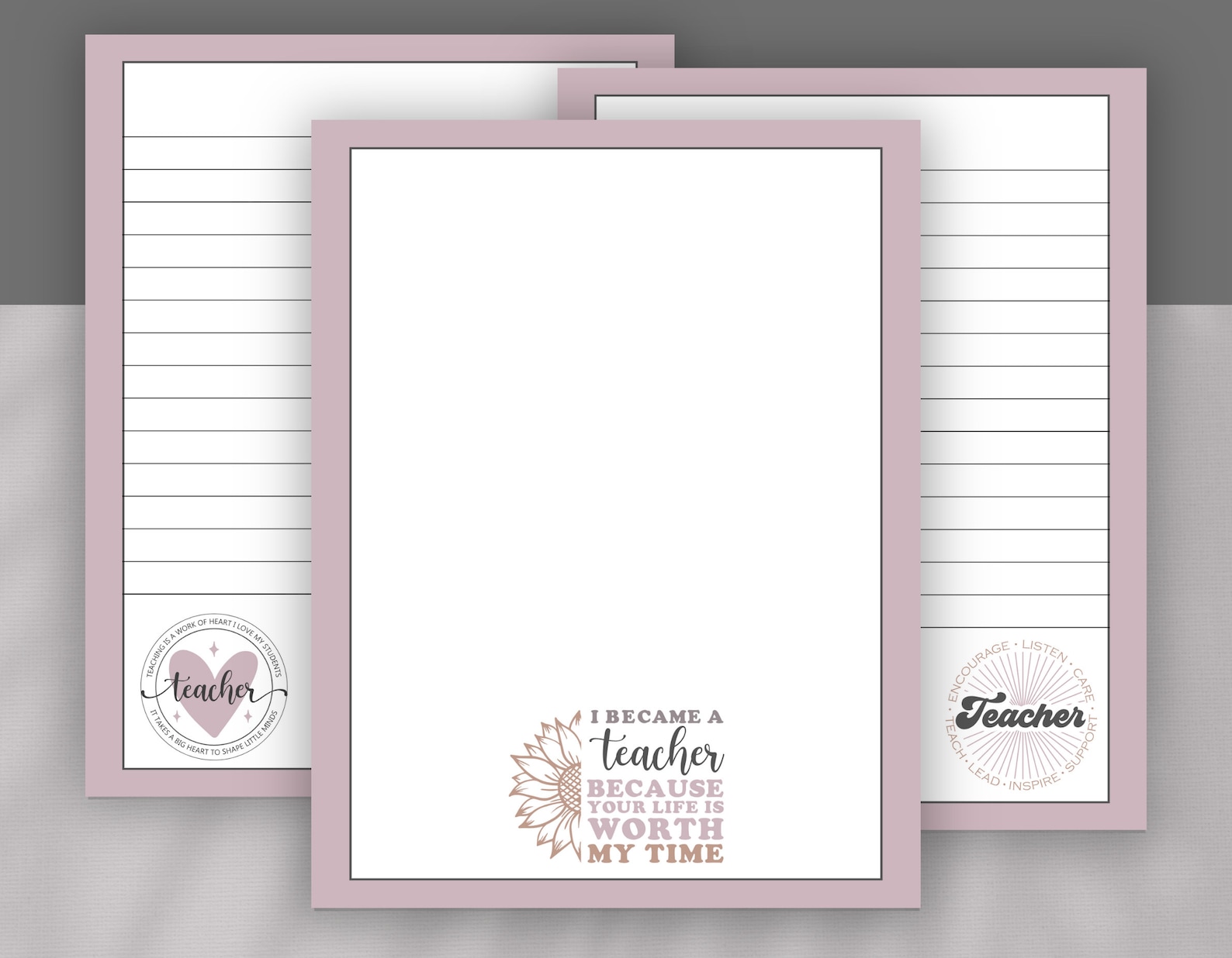 Stationery Set for Teachers, Printable Stationary, Letter Writing Set ...