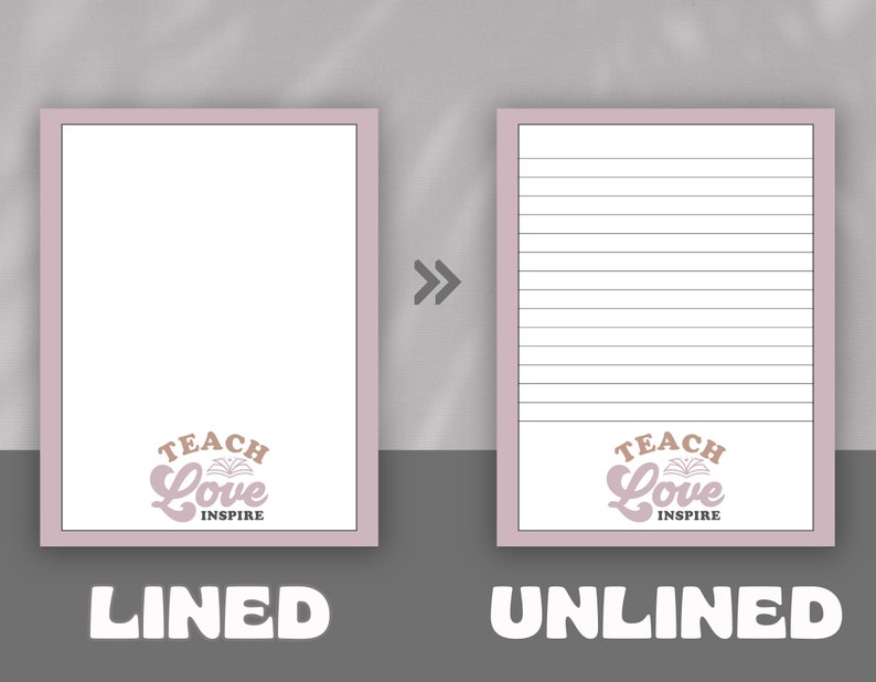 Stationery Set for Teachers, Printable Stationary, Letter Writing Set ...