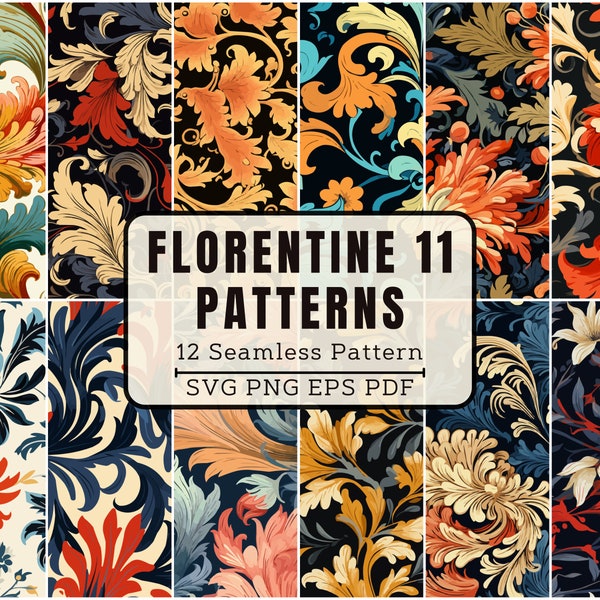 Florentine Svg - Etsy