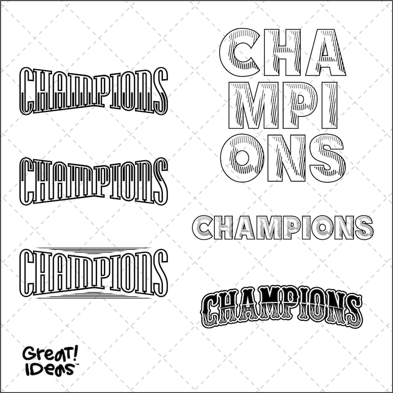 Vector Champions Designs - Etsy