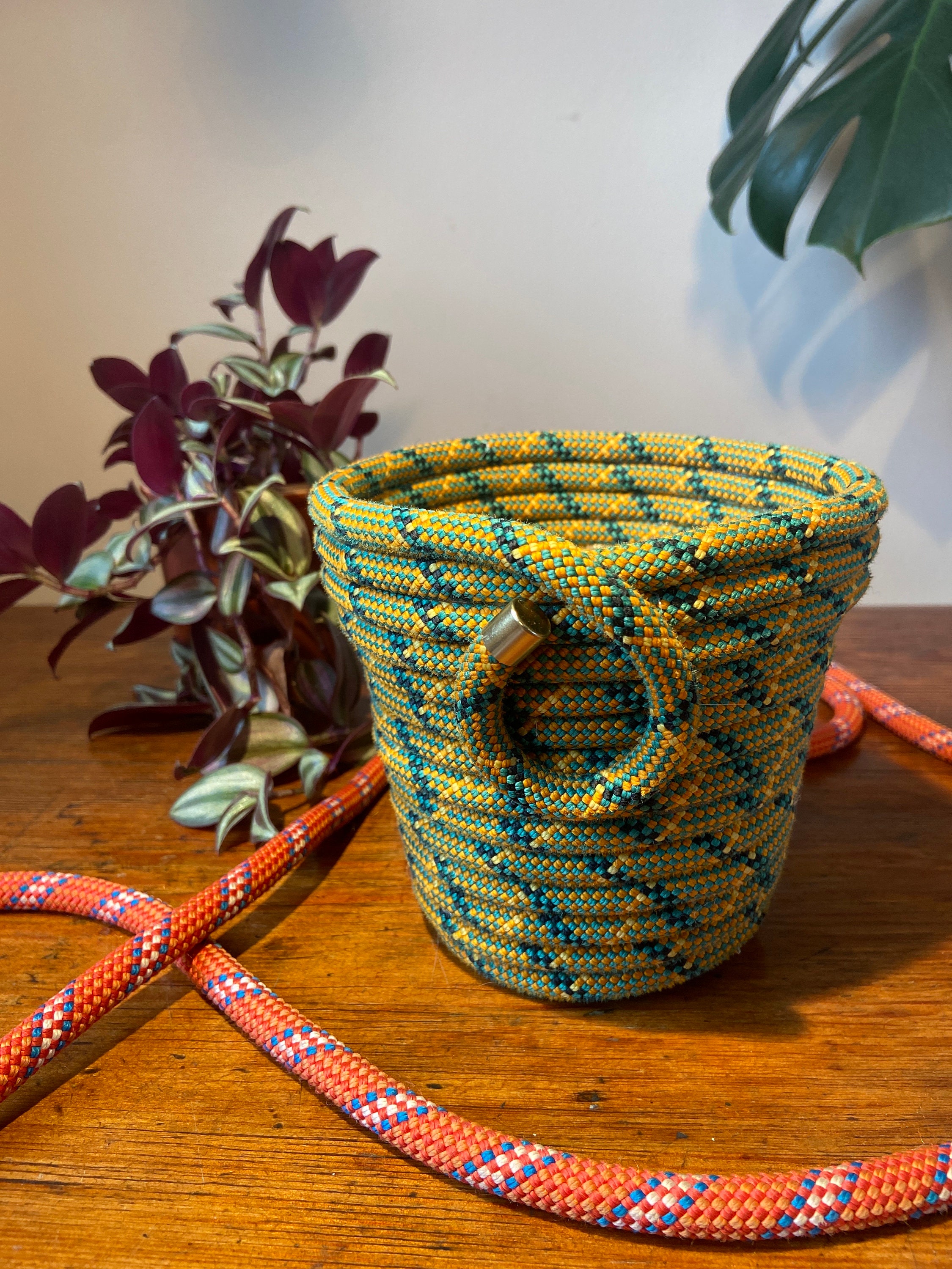 Climbing Rope Planter Medium - Etsy