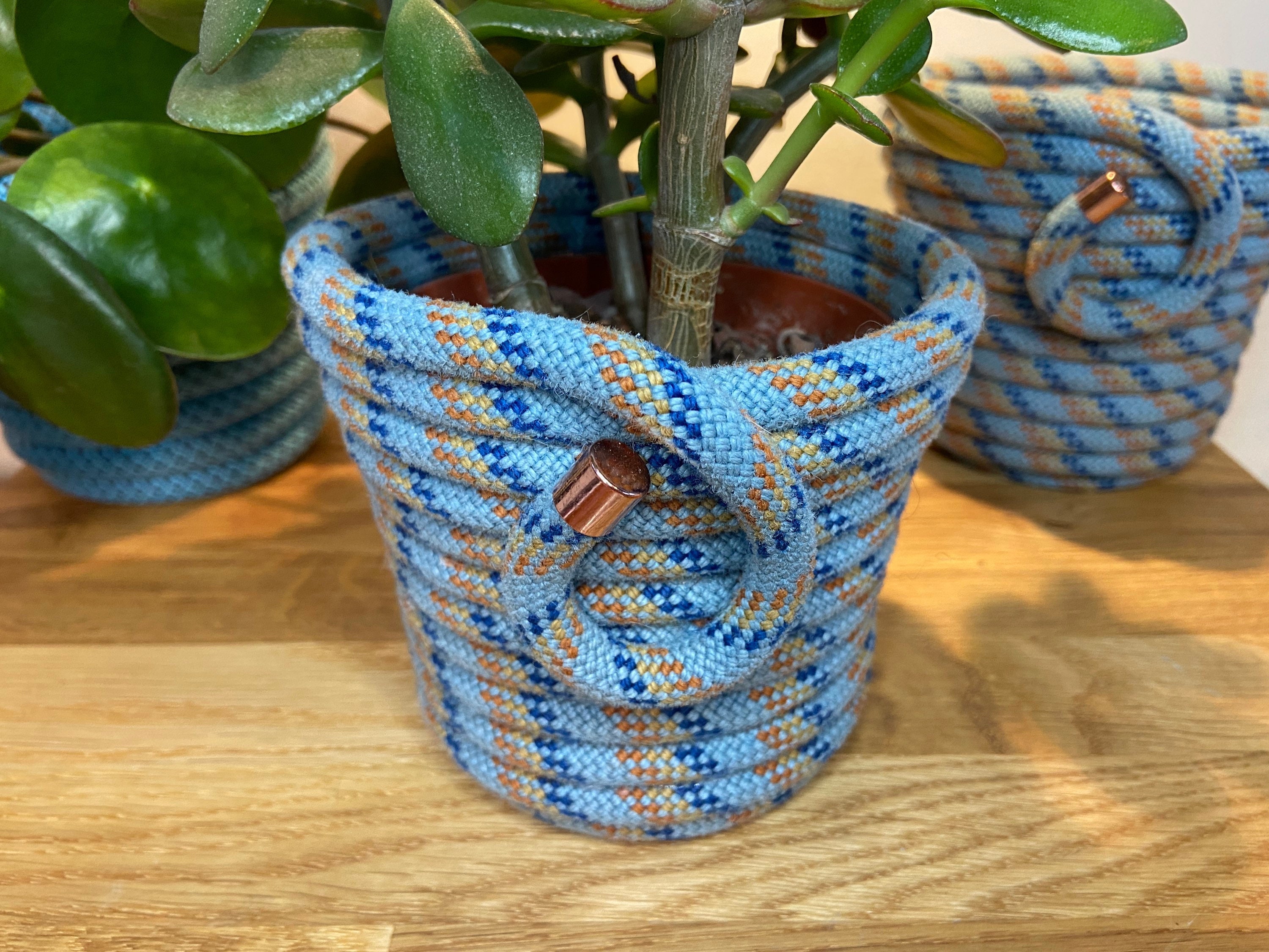 Climbing Rope Planter Medium - Etsy