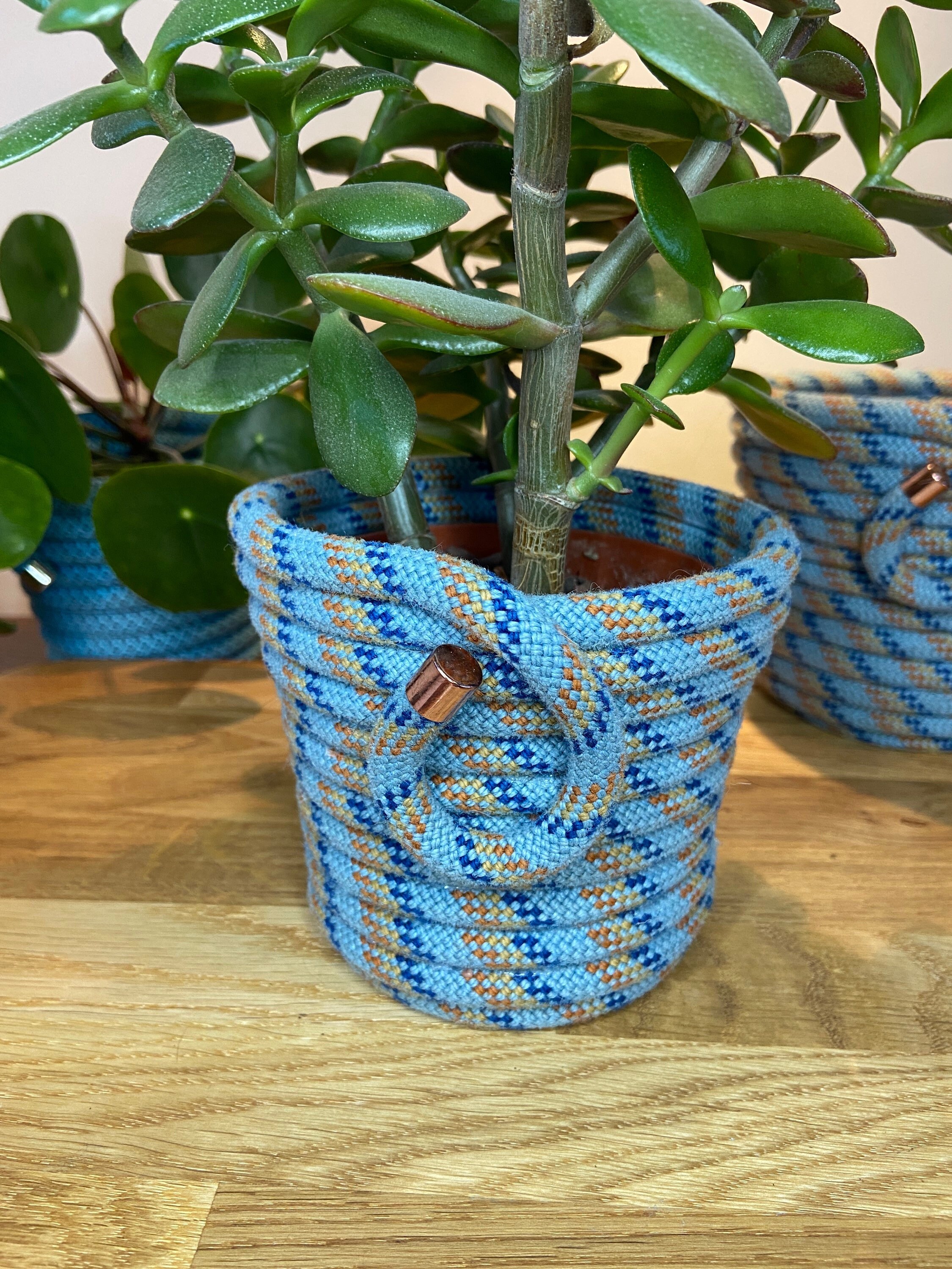Climbing Rope Planter Medium - Etsy