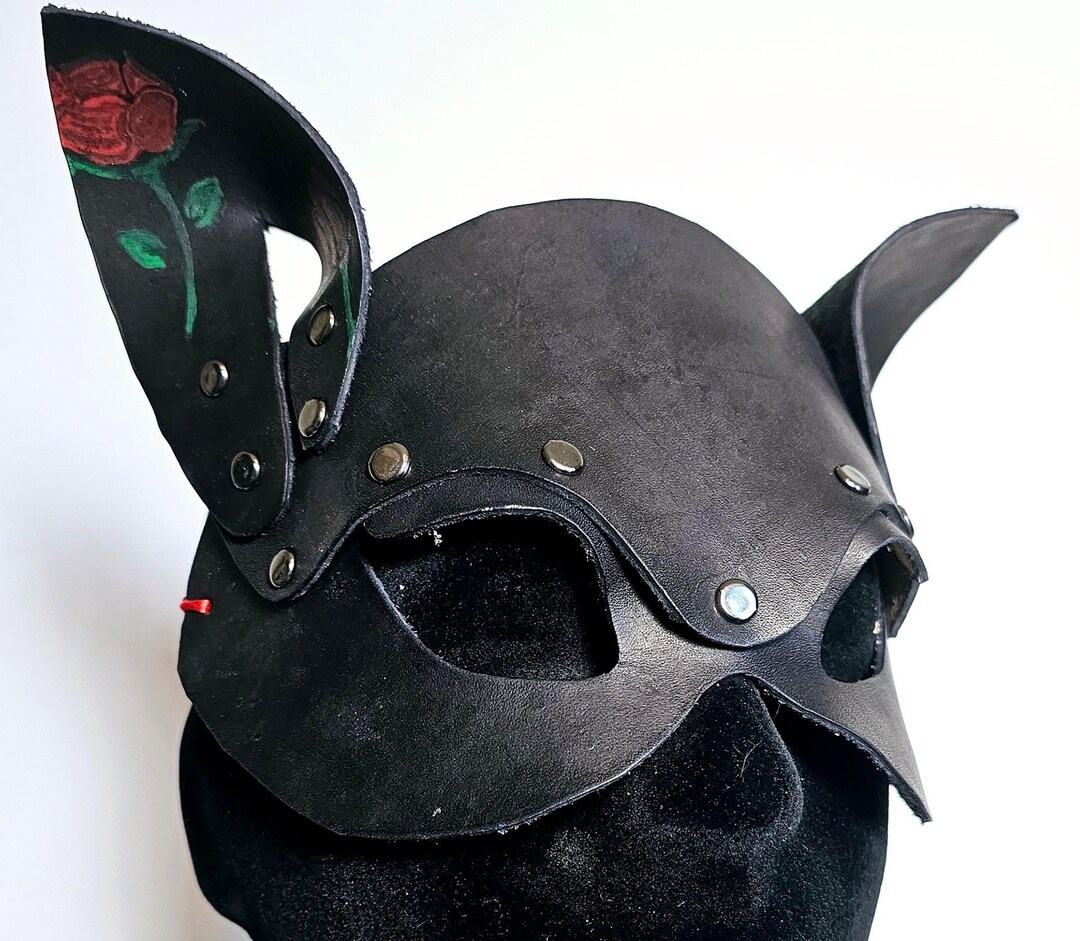 Killer Kat Leather Mask - Etsy
