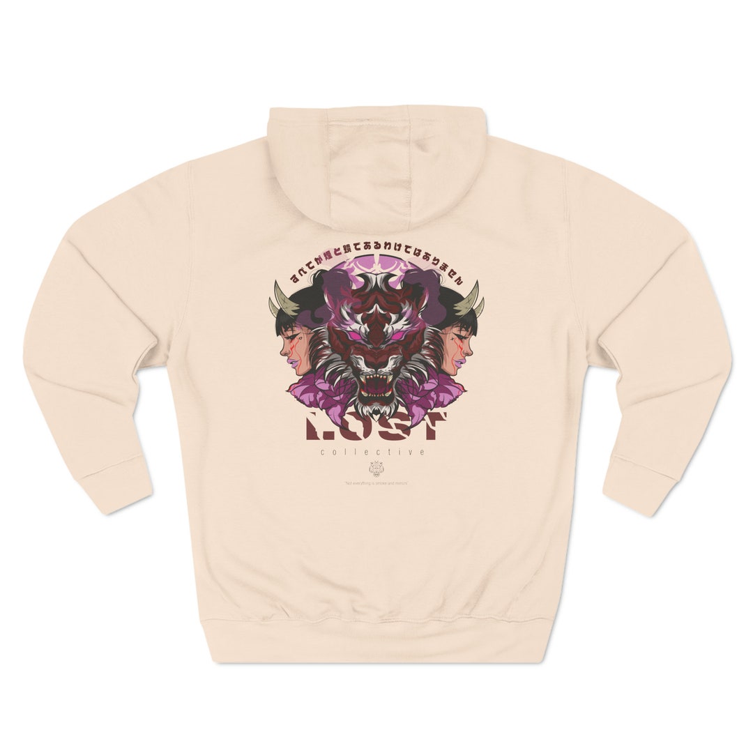 Japanese Oni / Tiger Anime Hoodie - Etsy