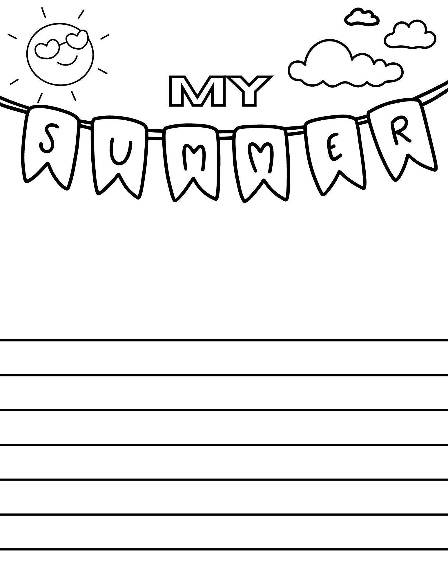 MY SUMMER PAPER - Printable - Etsy