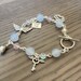 Matching Blue and Pink Charm Bracelets - Etsy