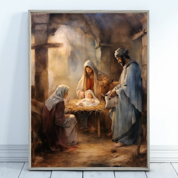 Baby Jesus In A Manger Wallpaper