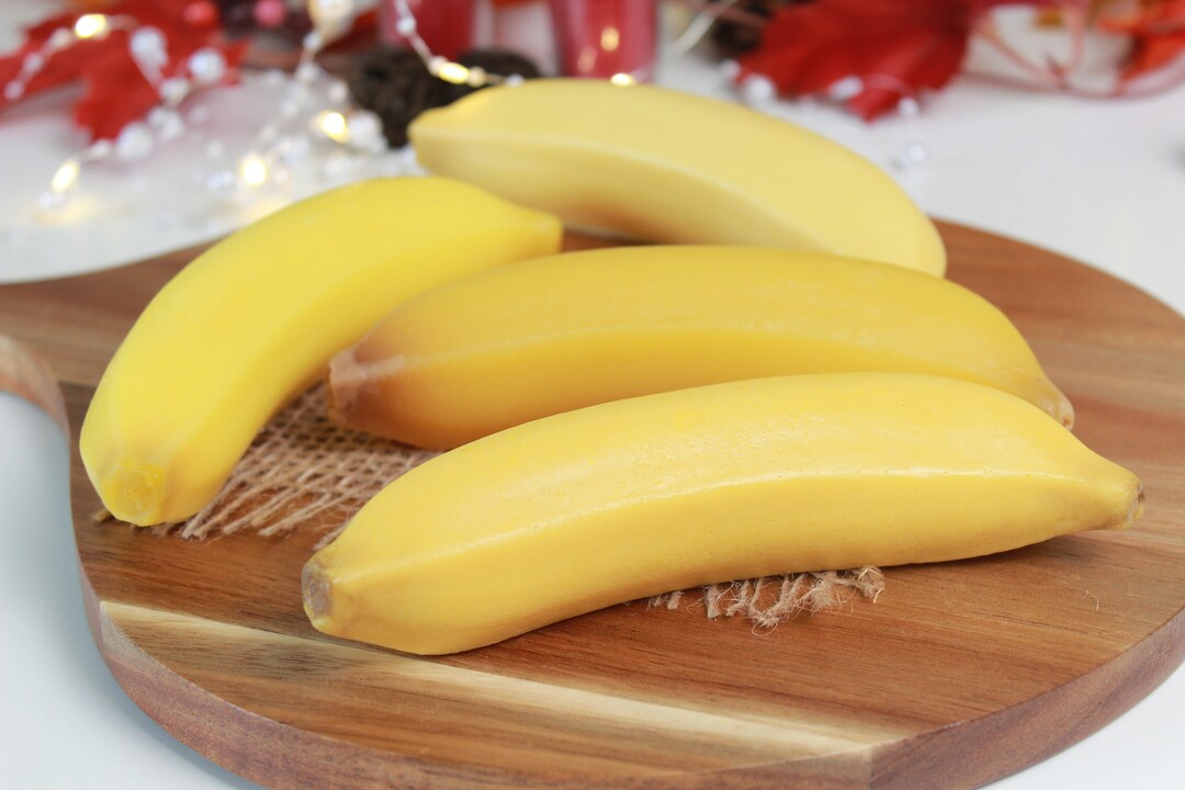 4pcs Food Soap Banana, Soap That Looks Like Food, Handmade Soap, Gag ...
