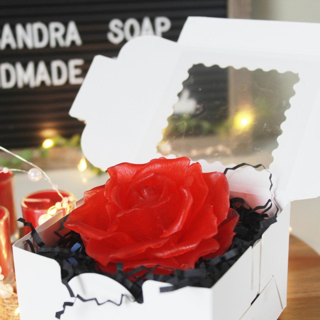 Gift Box With Rose Shaped Soap, Flower Soap, Promotion Gifts - Etsy