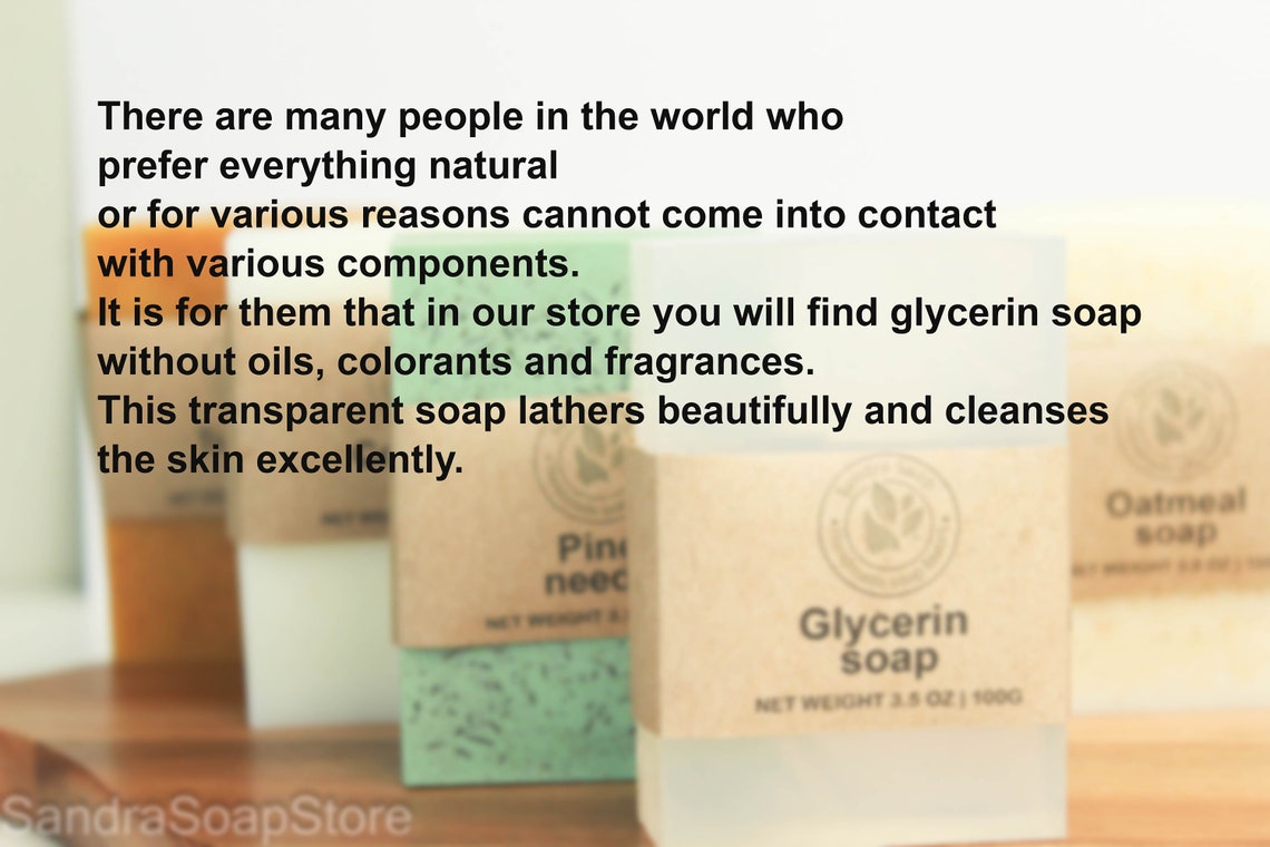 Glycerin Soap Non-scented, Oils, Colorants, All Natural Soap Organic ...