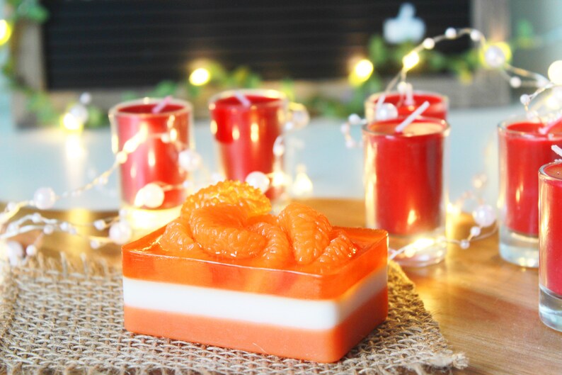 Food Soap Cake Mandarin, Cute Soap, Food Soap, Dessert Soap, Bridemaids ...