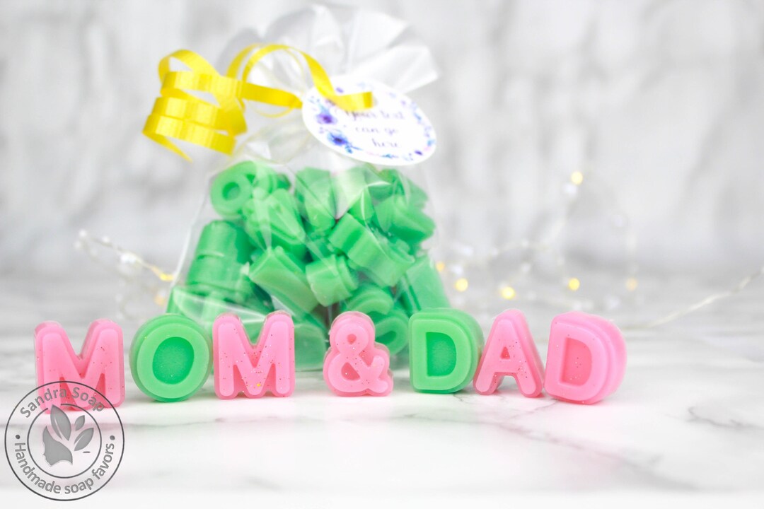 Back to School Gift Soap Alphabet With Customized Tags, Soap Letters ...