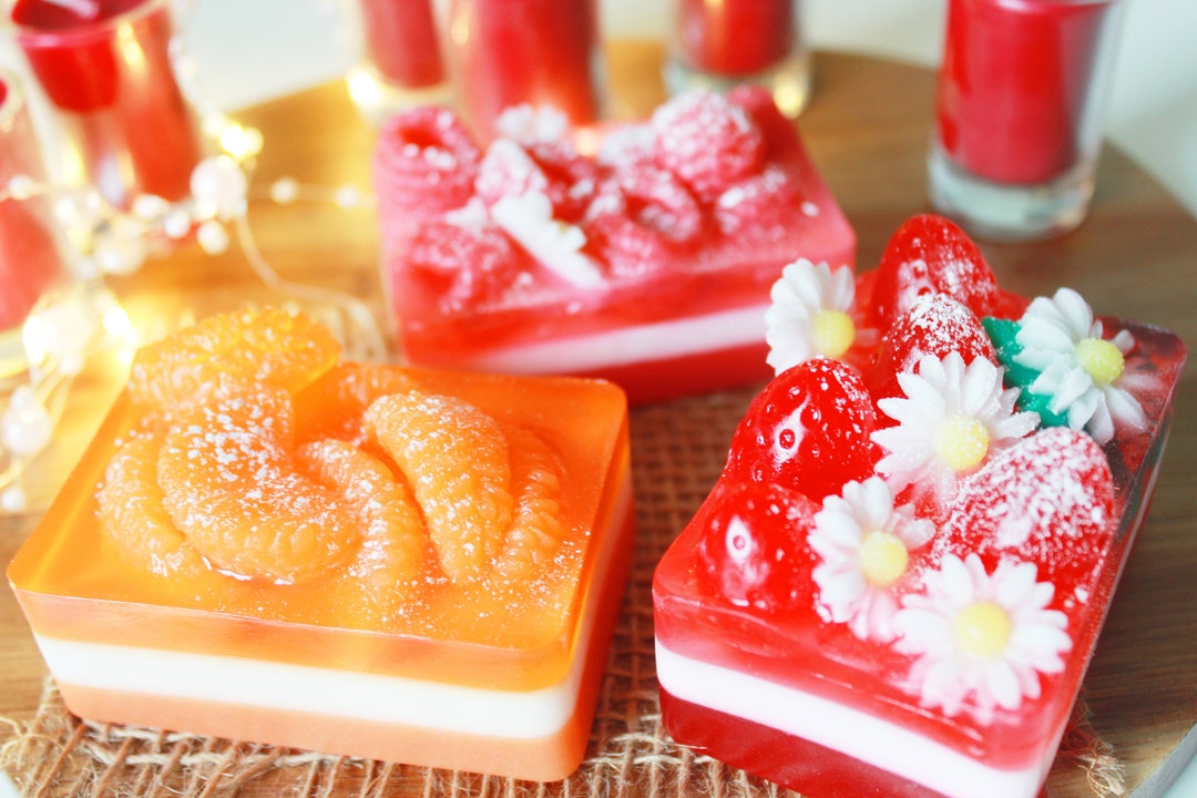 Handmade Food Soap Gift Set, Dessert Cake Soaps, Natural Ingredients - Etsy