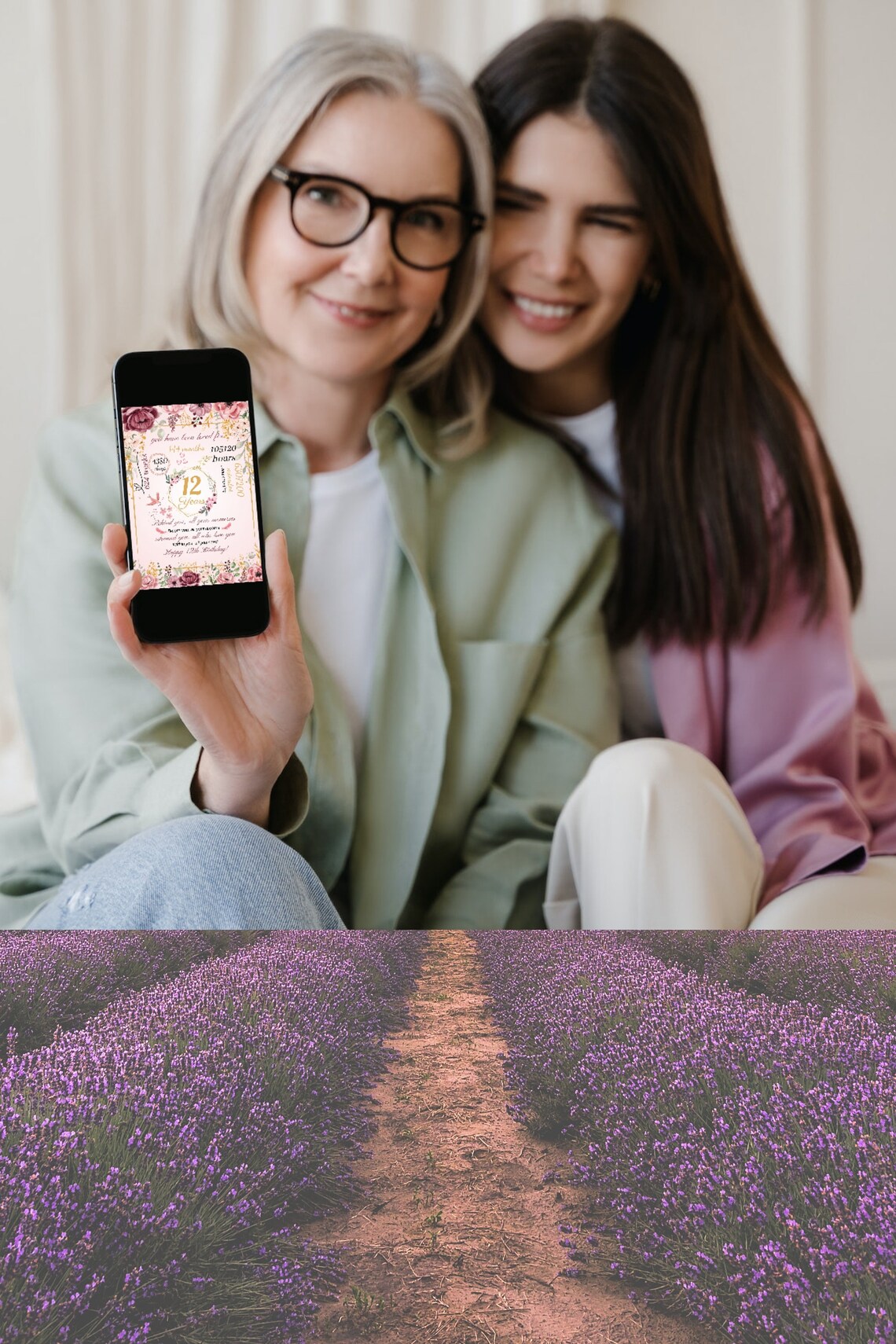 12th Birthday Card Printable, 12 Year Old Girl Pink Birthday Card for ...